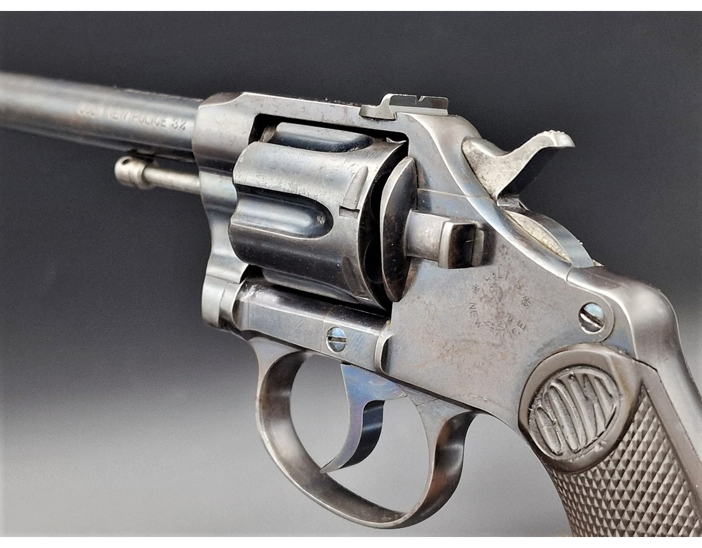 REVOLVER 1898 COLT NEW POLICE TARGET 6 POUCES Calibre 32 Smith & We ...