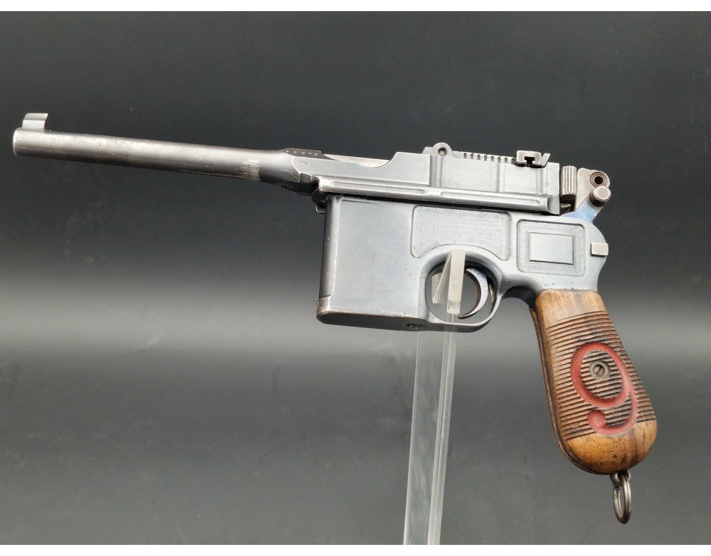 PISTOLET MAUSER C96 modèle 1916 RED NINE Calibre 9x19 mm Luger Para...