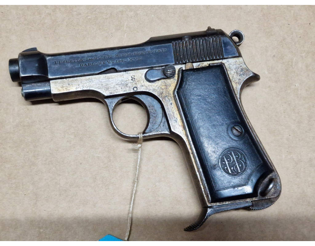 PISTOLET BERETTA MODELE 1934 CALIBRE 7.65 BROWNING État Bon Pays Italie ...