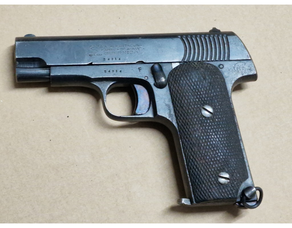 PISTOLET TYPE RUBY ALKAR FABRIQUE ARMES DE GUERRE GUERNICA CALIBRE ...