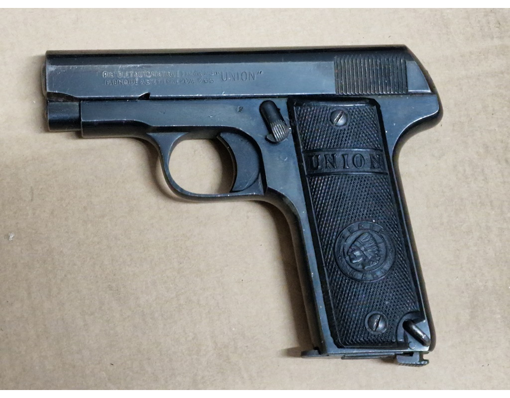 PISTOLET UNION 7.65 BROWNING État Très bon Classification Categorie B