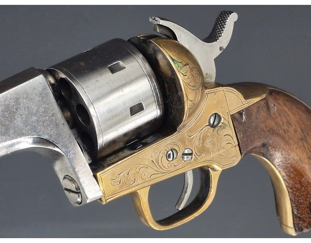 MOORE PATENT FIREARMS COMPANY SINGLE ACTION BELT REVOLVER 1860 Cali...