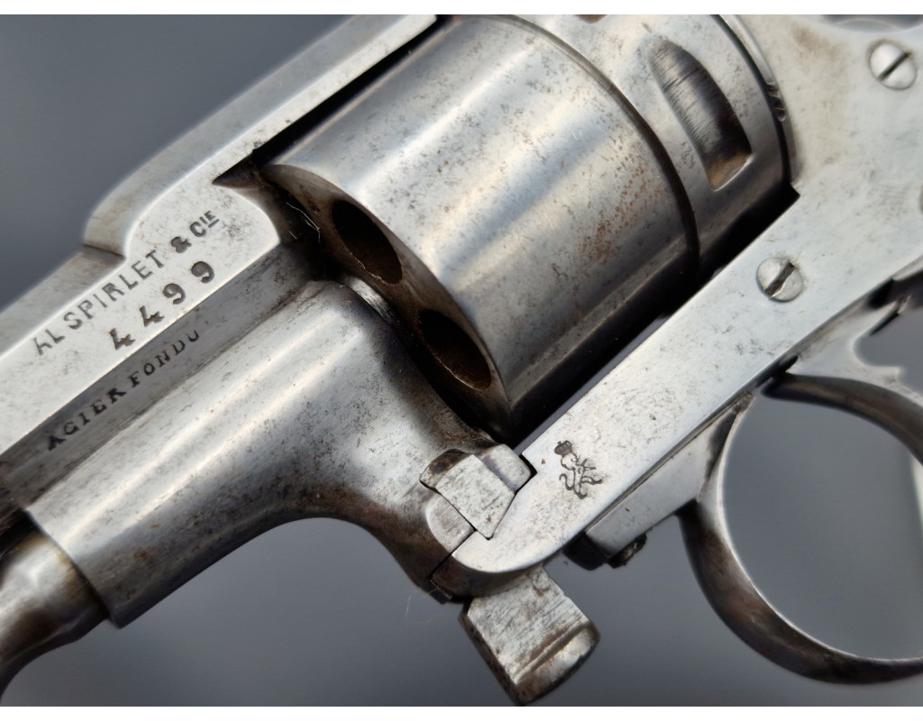REVOLVER SPIRLET Albert BREVETE Calibre 320 vers 1870 - Belgique XI ...