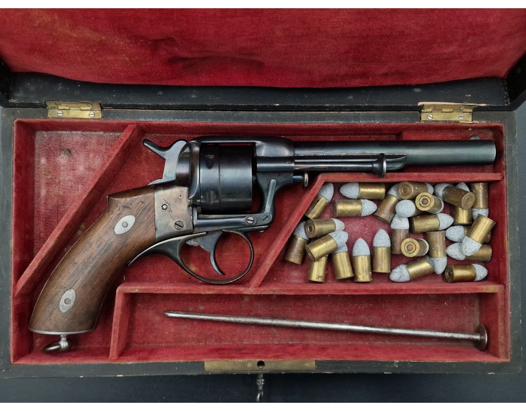 LF1 PROTOTYPE REVOLVER D'ESSAI LEFAUCHEUX MODELE 1868 1er TYPE NUME...