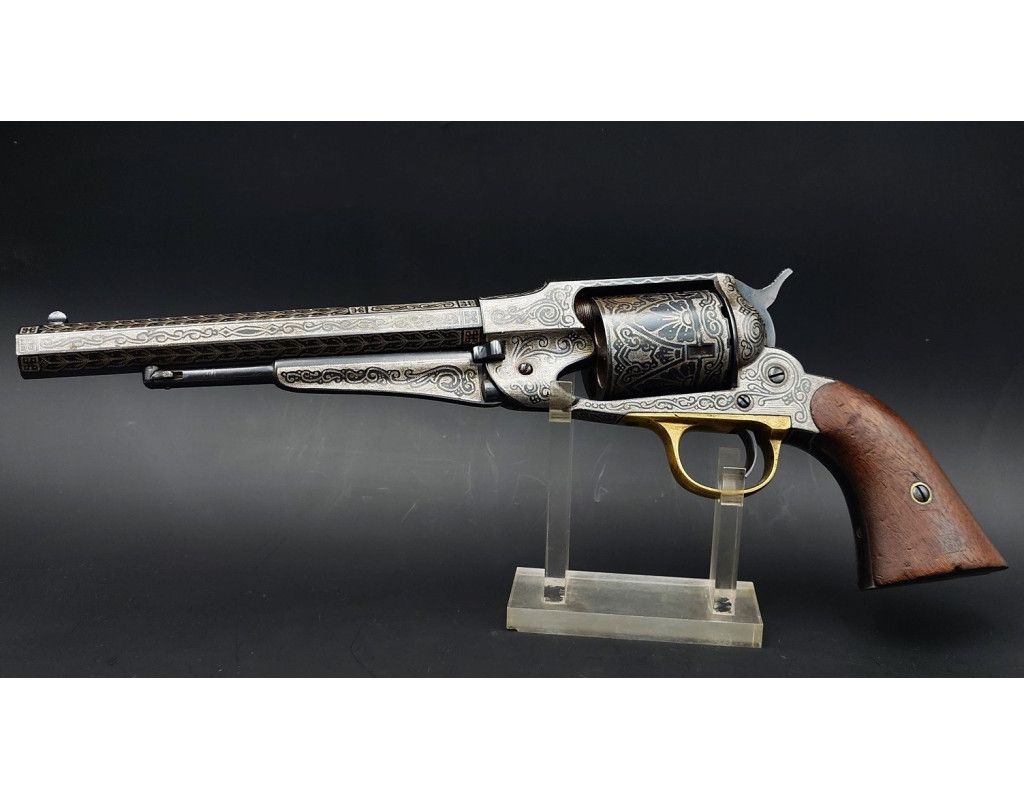 REVOLVER CIVIL WAR REMINGTON 1858 NEW MODEL 1863 CONVERSSION CALIBR...