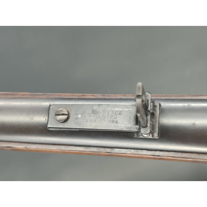 CARABINE DE SELLE SHARPS 1859 CONVERSION R.S. LAUWRENCE PATENT 1869...