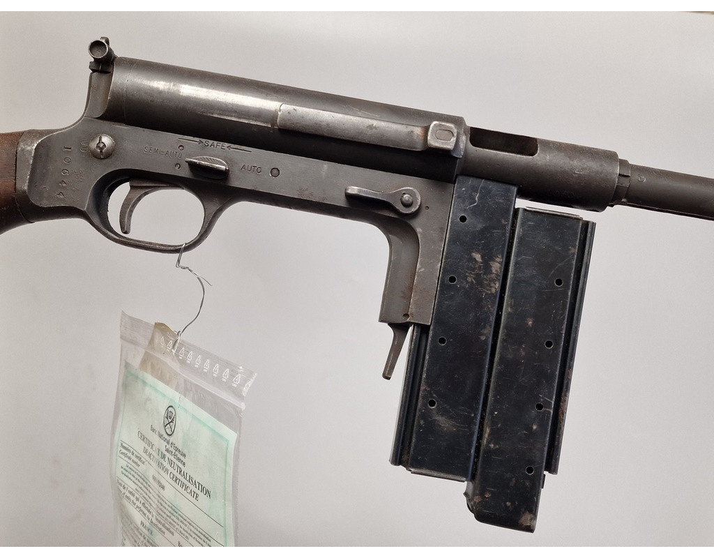 WW2 PISTOLET MITRAILLEUR PM MARLIN UD M42 PARACHUTAGE RESISTANCE 19...